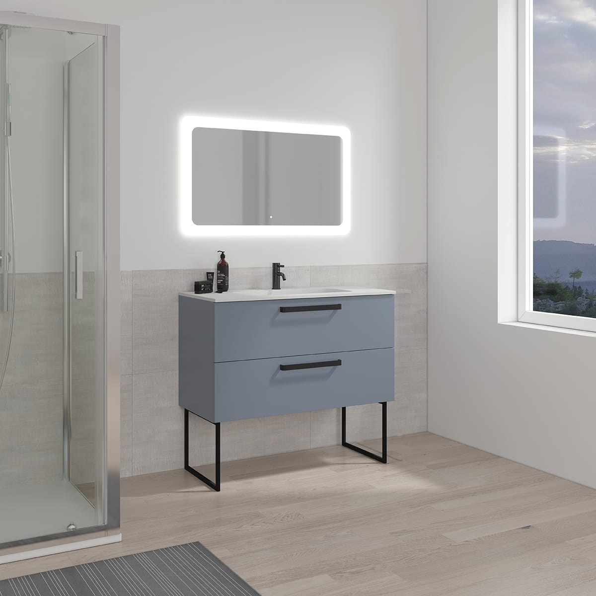 Flat Ceramic Sink Collection - LUCENA BATH | White Ceramic Sink Vanity